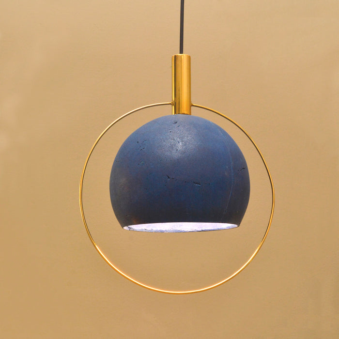 Buy Pendant Lamp | Onyx Pendant Lamp (Indigo) | Shop at Oorjaa